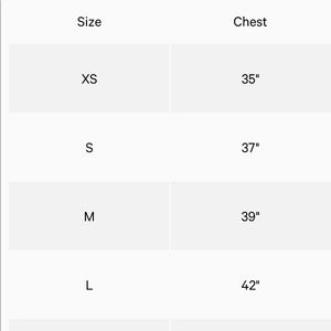 is lululemon size chart accurate for men